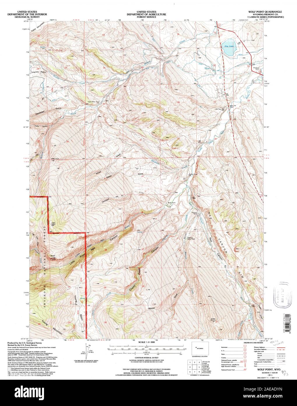 Wolf point map hi-res stock photography and images - Alamy