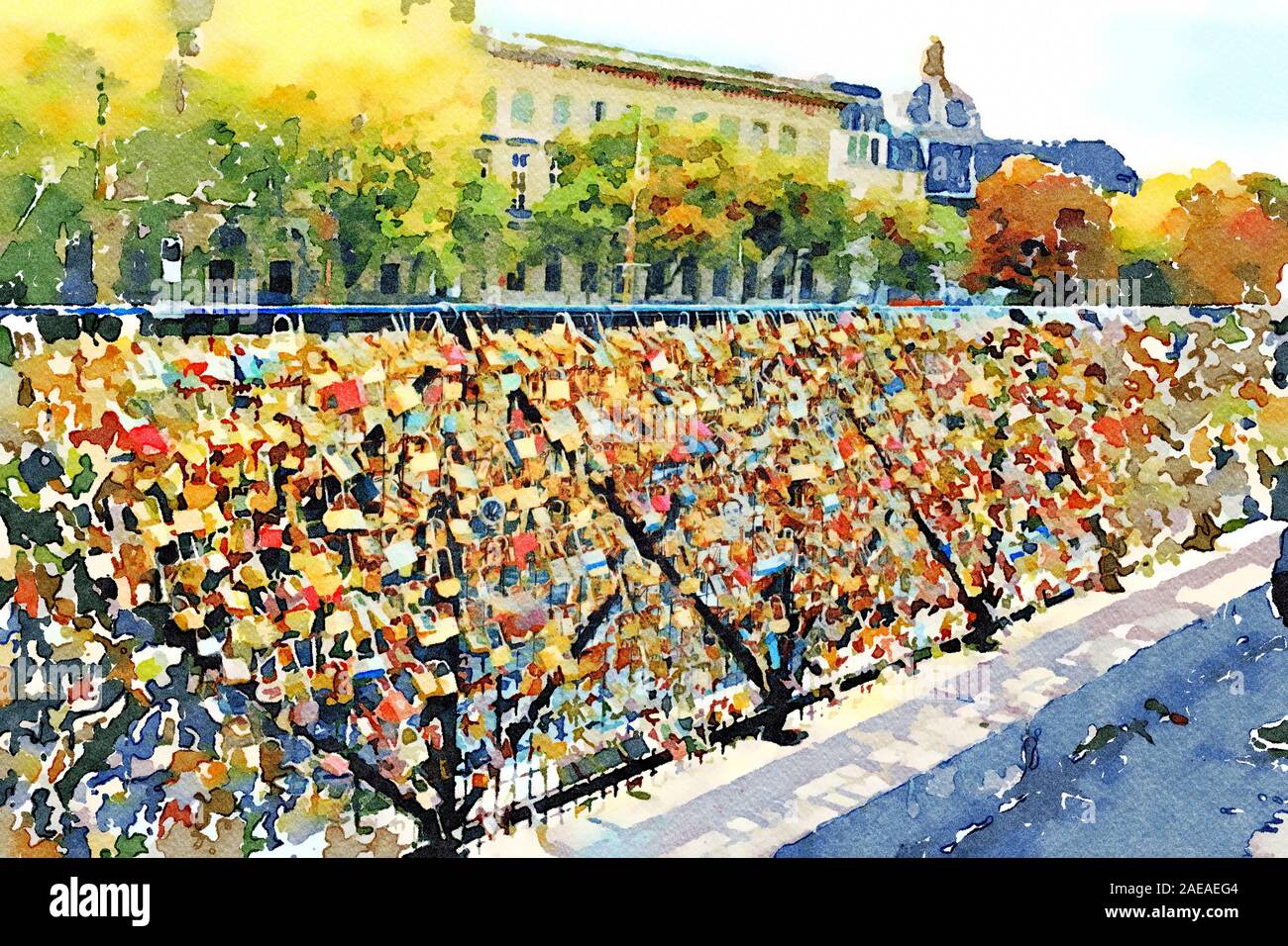 Padlocks on map hi-res stock photography and images - Alamy