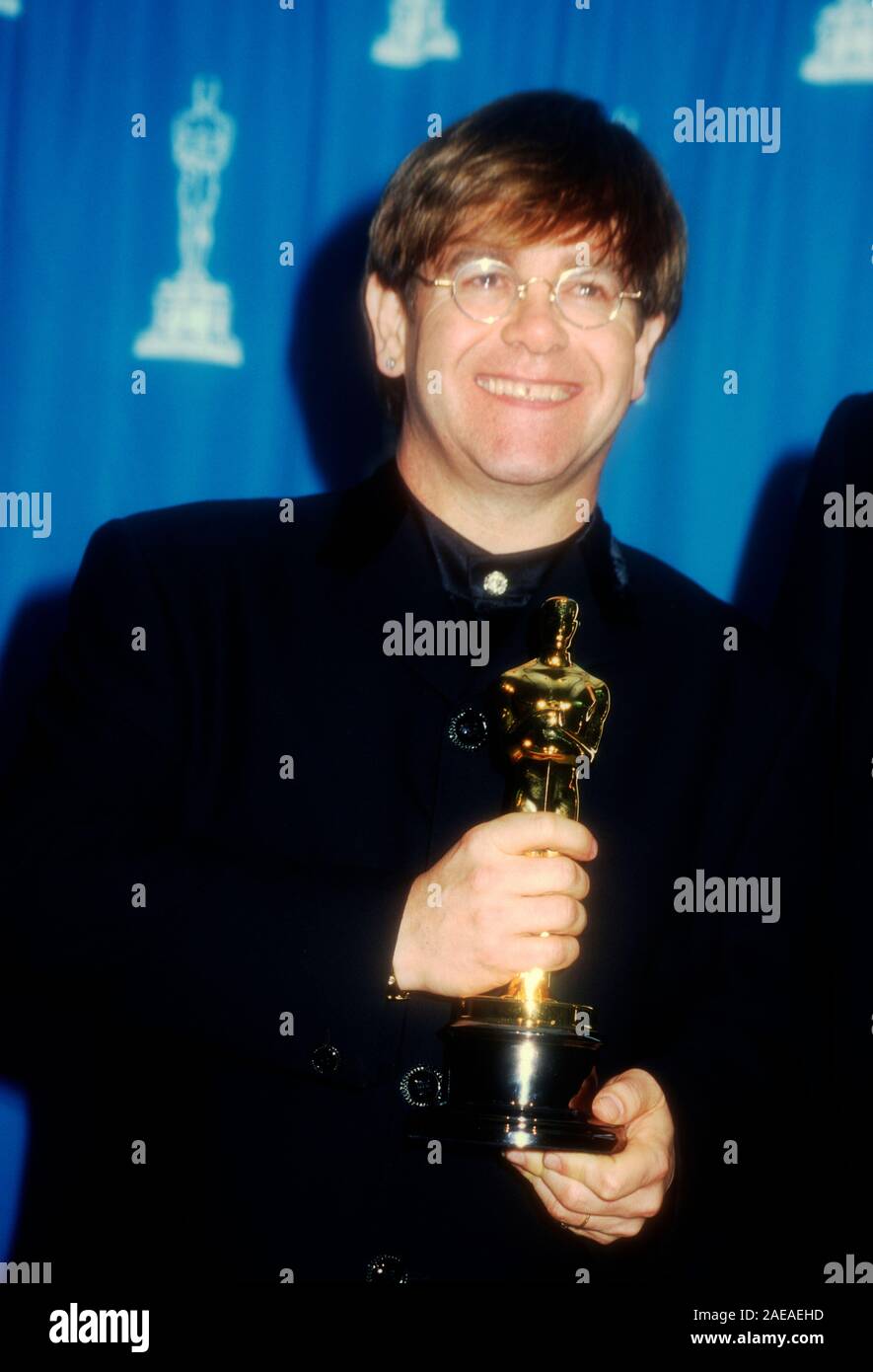 Los Angeles, California, USA 27th March 1995 Singer/musician Elton John ...