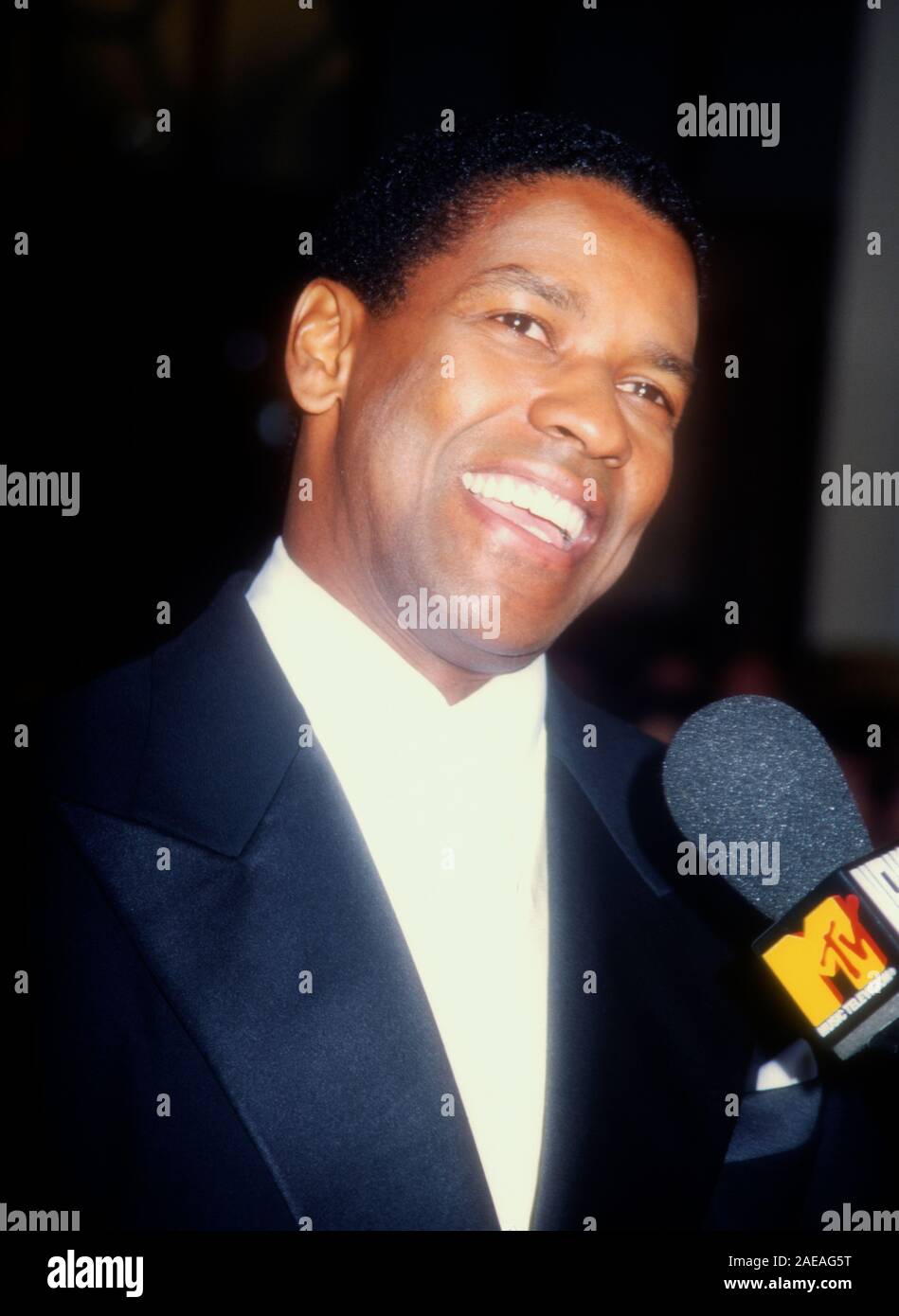 Los Angeles, California, USA 27th March 1995 Actor Denzel Washington ...