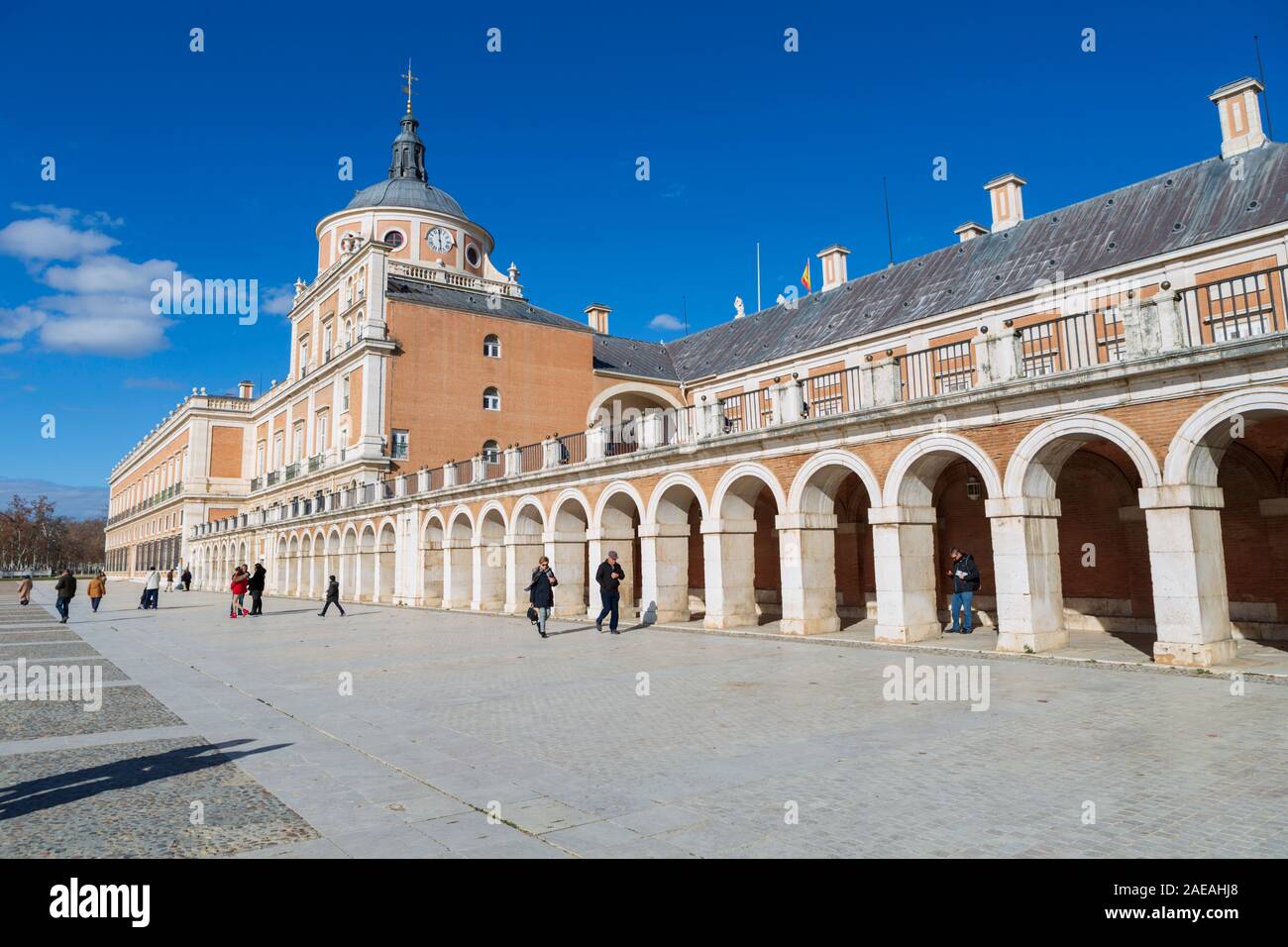 Aranjuez,Spain,1,2018; The Royal Palace of Aranjuez is one of the ...