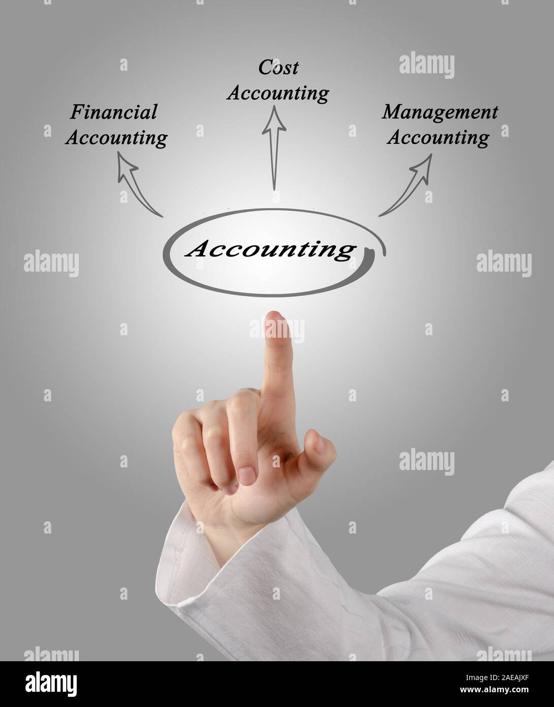 Diagram of Accounting Stock Photo - Alamy