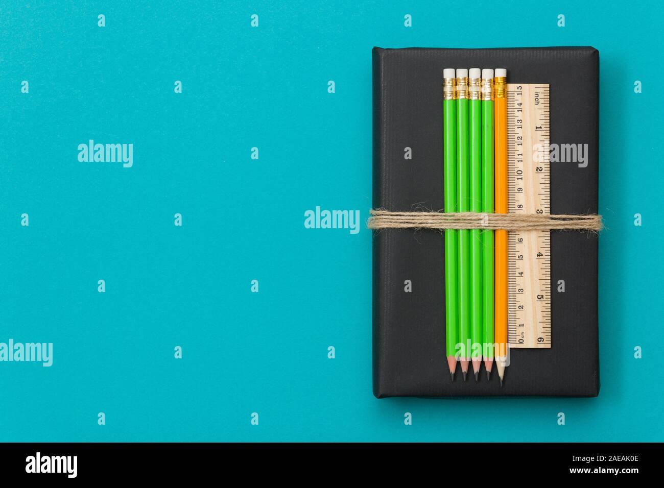 Pen ruler pencil book school hi-res stock photography and images - Alamy