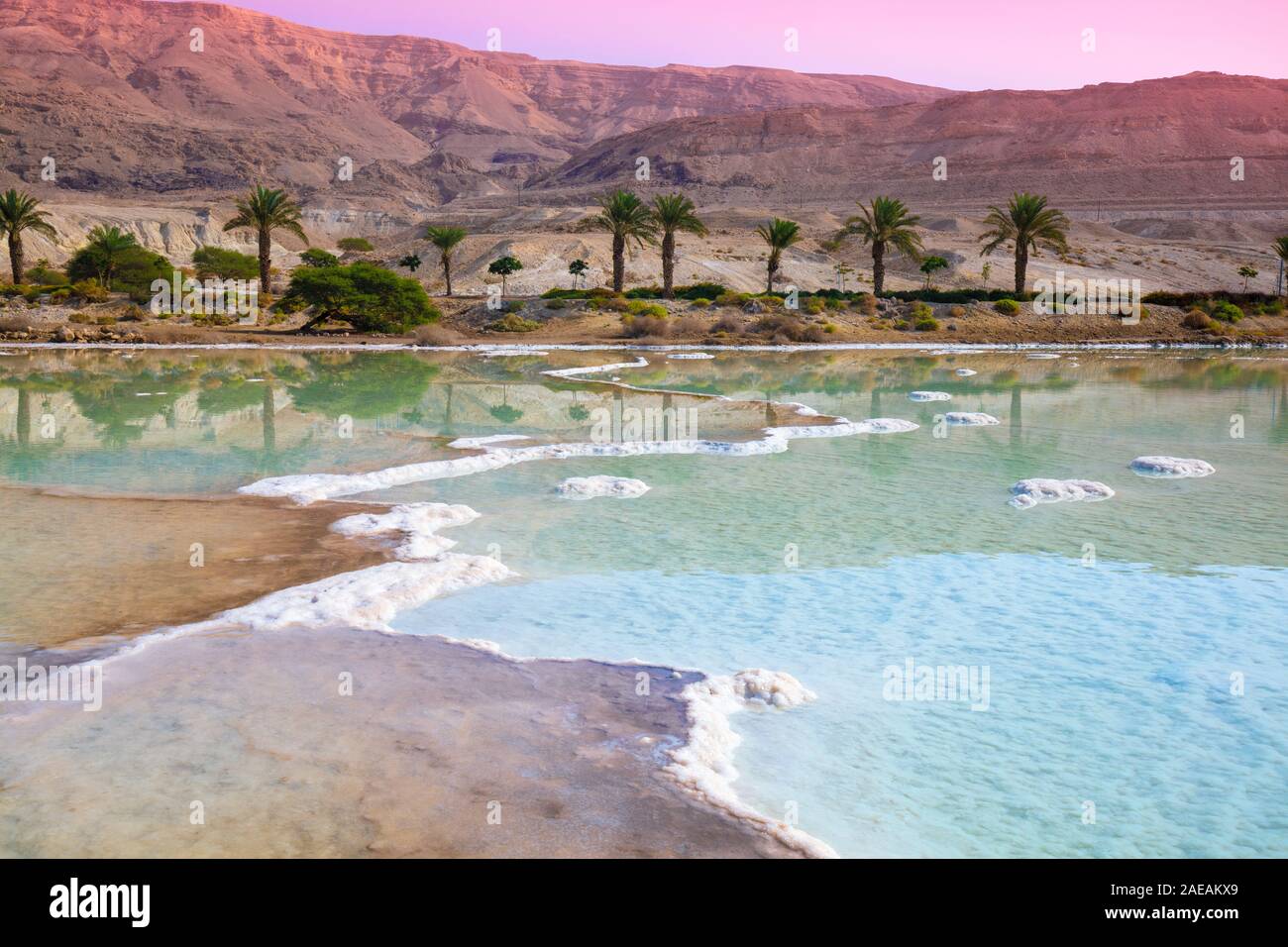 Sunrise over the Dead Sea. Beautiful nature. Nature landscape. Dead Sea ...