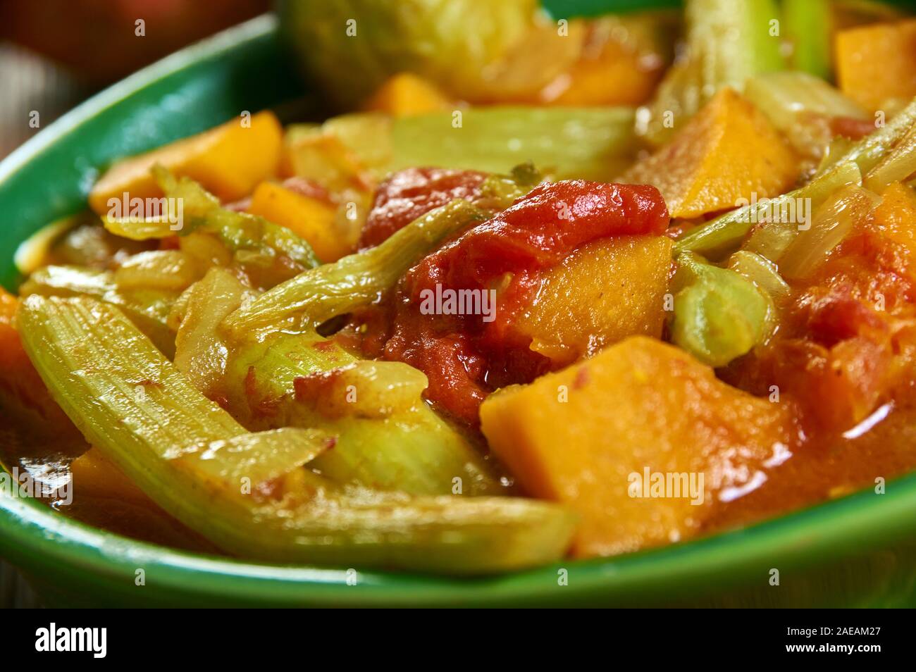 Daraba, dish prepared with okra, tomatoes, sweet potatoes, greens ...