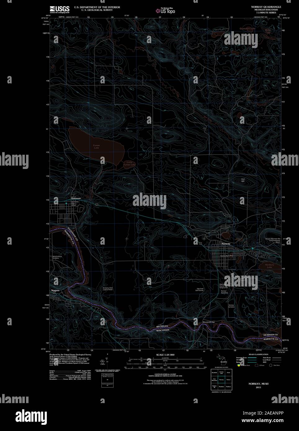 Topology map of norway hi-res stock photography and images - Alamy