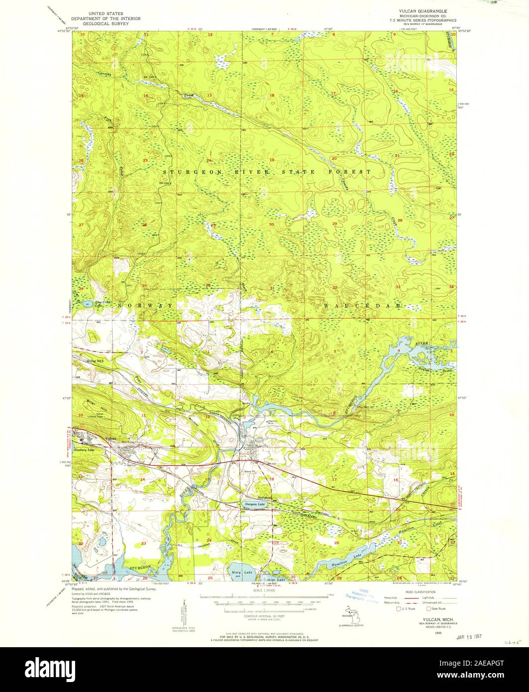 Map of vulcan hi-res stock photography and images - Alamy