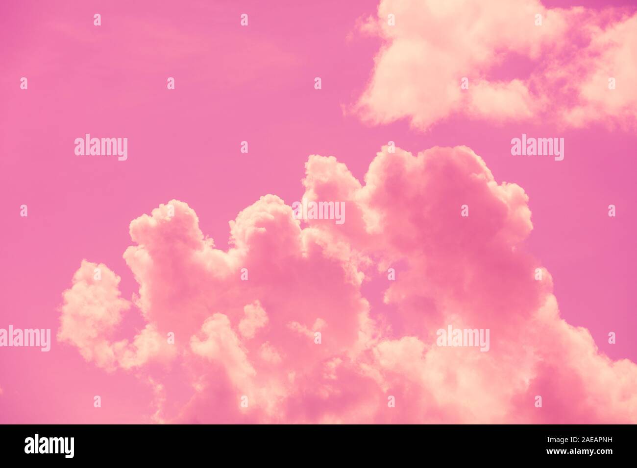 Pink cloudy sky. Sky texture, abstract nature background Stock Photo ...