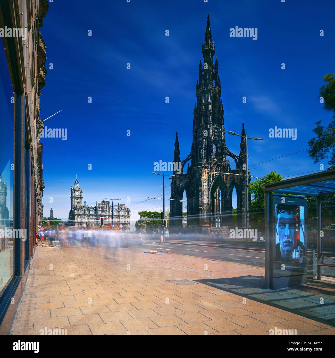 Views over the Scottish capital: Edinburgh Stock Photo - Alamy