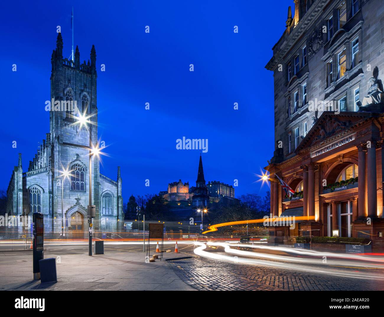 Views over the Scottish capital: Edinburgh Stock Photo - Alamy