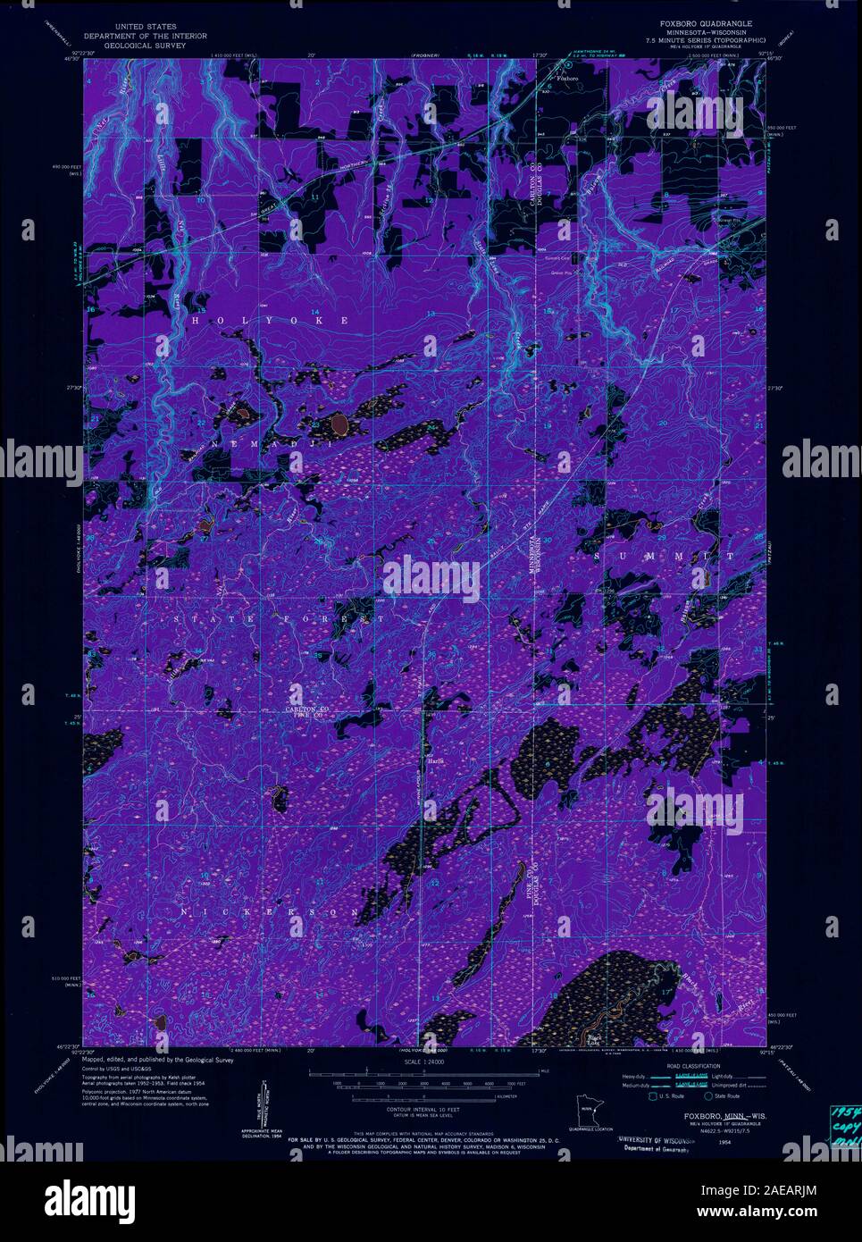 Map of foxboro hi-res stock photography and images - Alamy