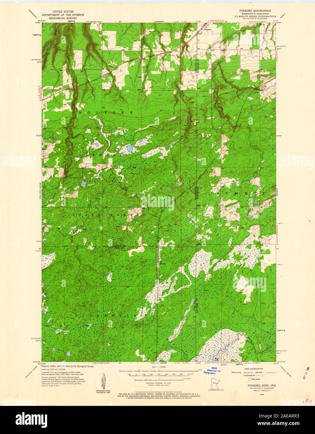 Map of foxboro hi-res stock photography and images - Alamy