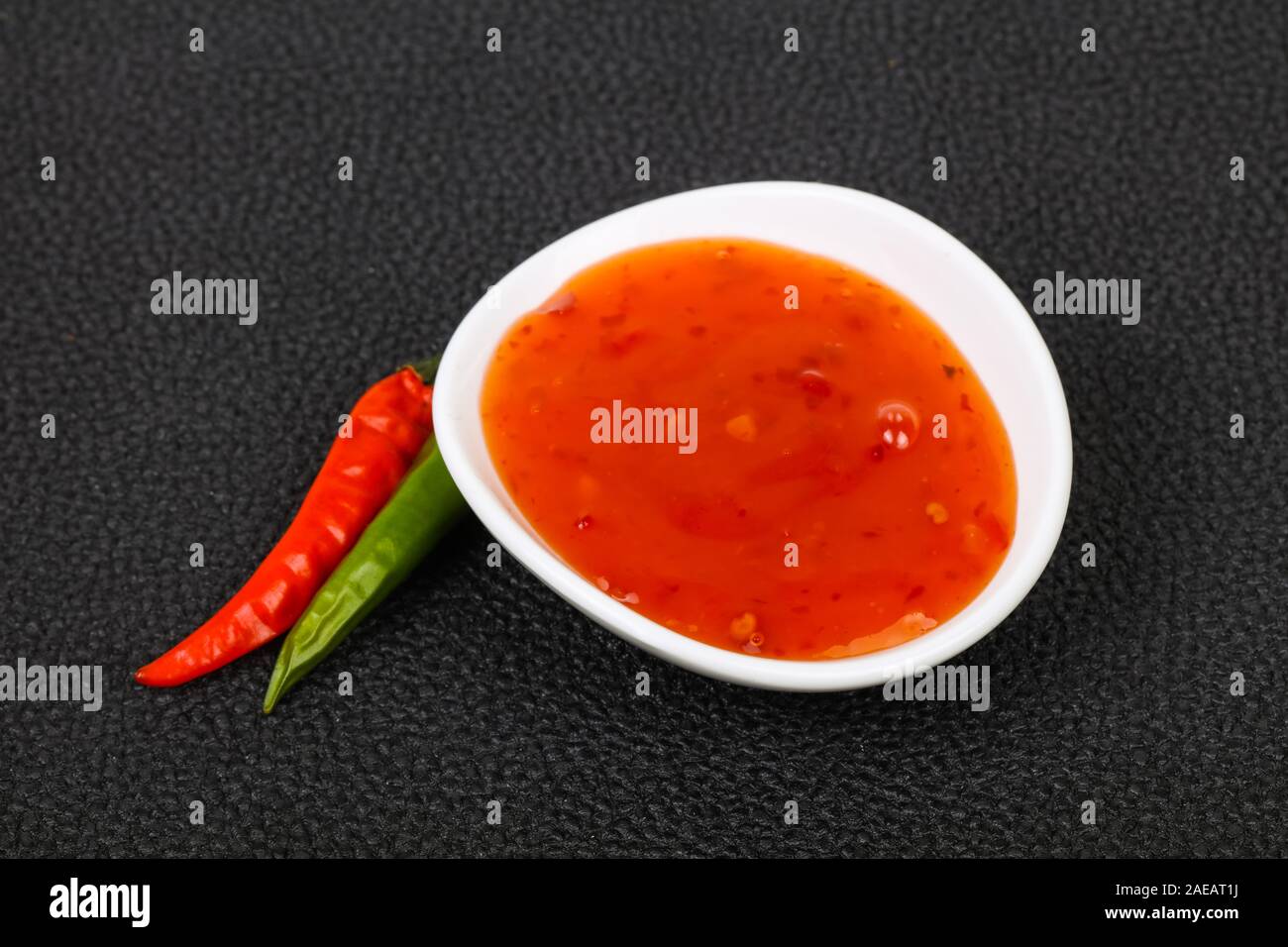 Sweet and spicy chilli sauce in the bowl Stock Photo - Alamy