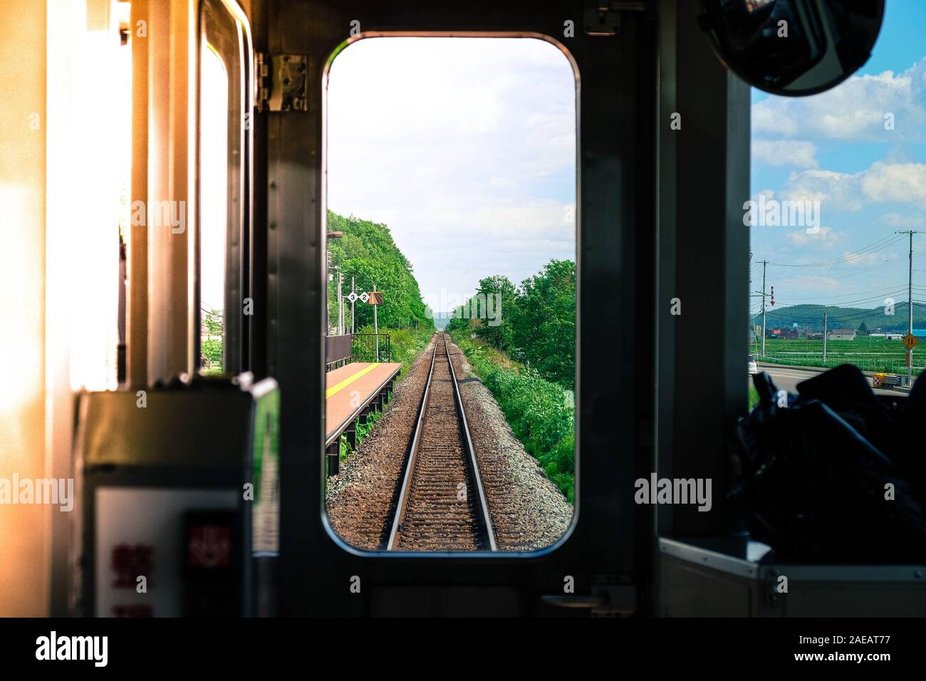 Japan poster railway hi-res stock photography and images - Alamy