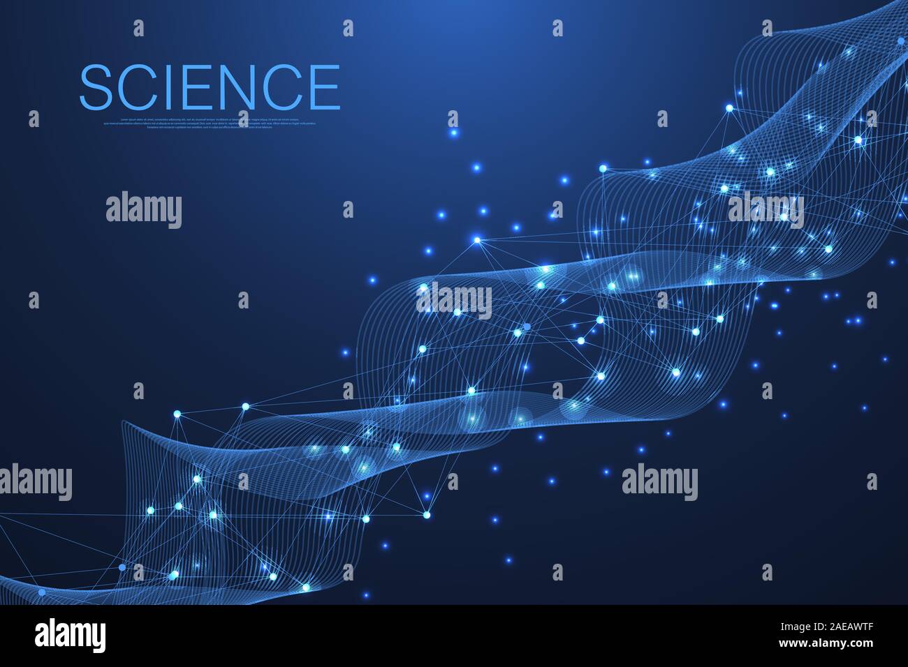 Scientific molecule background for medicine, science, technology ...