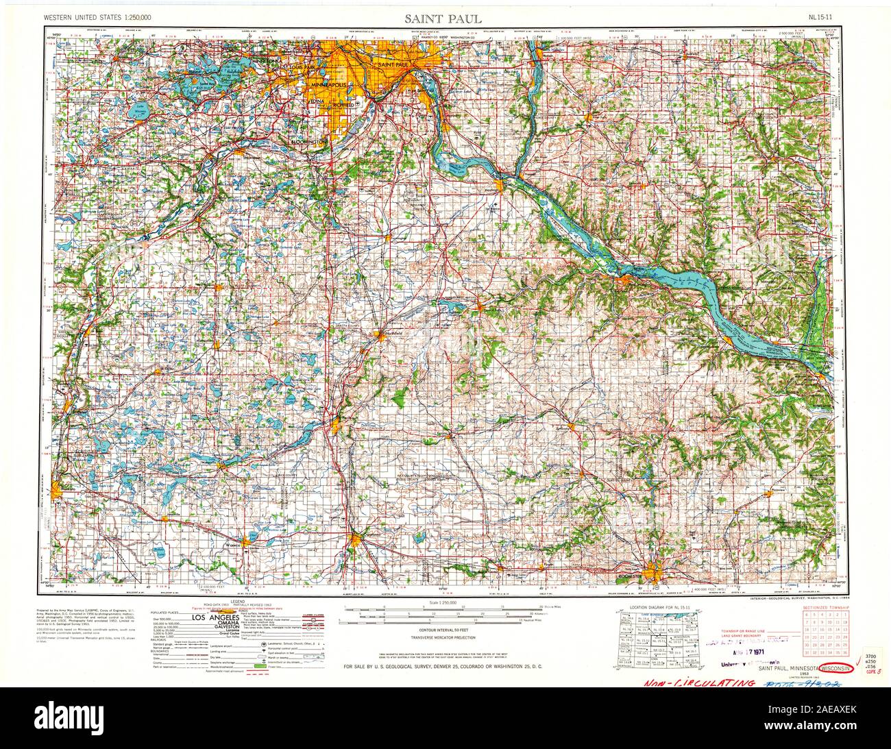 Maps of saint paul hi-res stock photography and images - Alamy