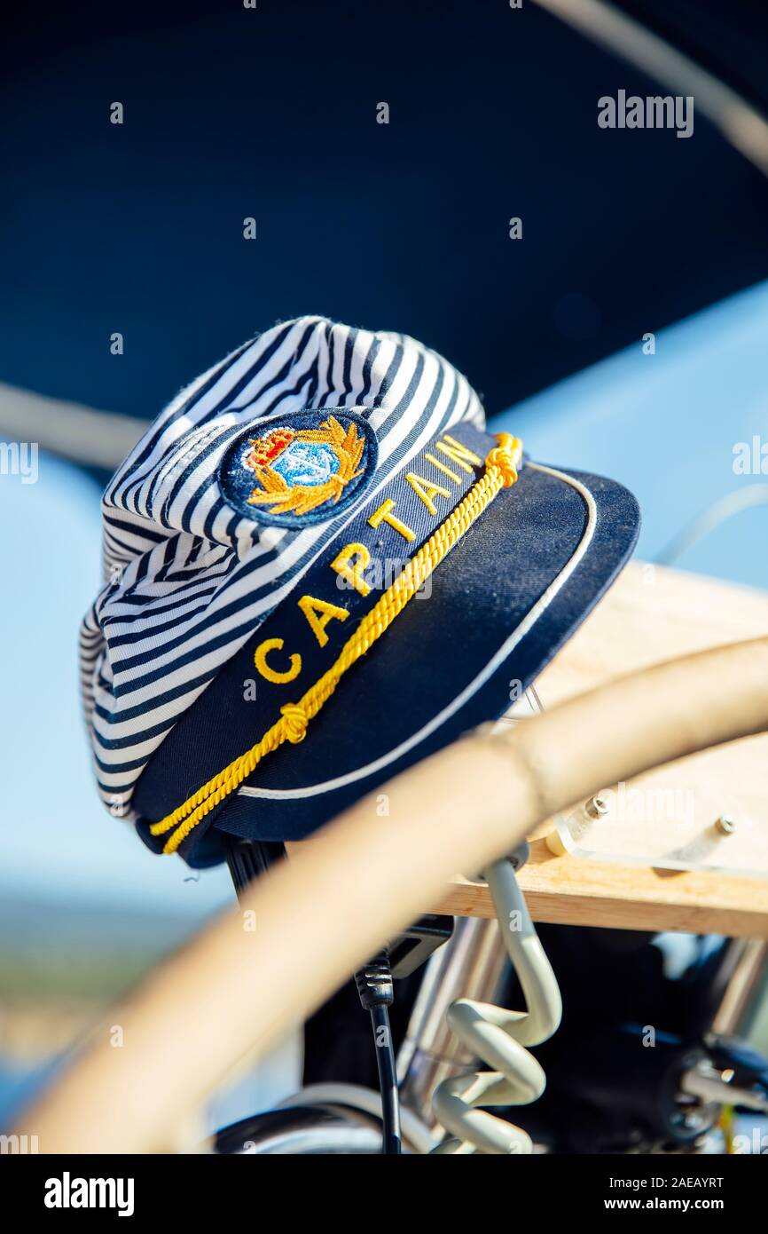 Vessel captain hat hi-res stock photography and images - Alamy