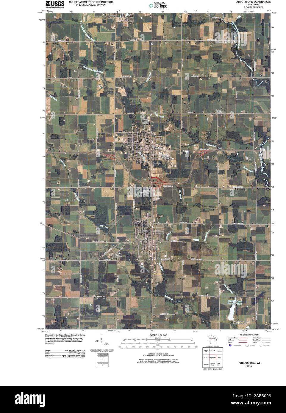 Map of abbotsford hi-res stock photography and images - Alamy