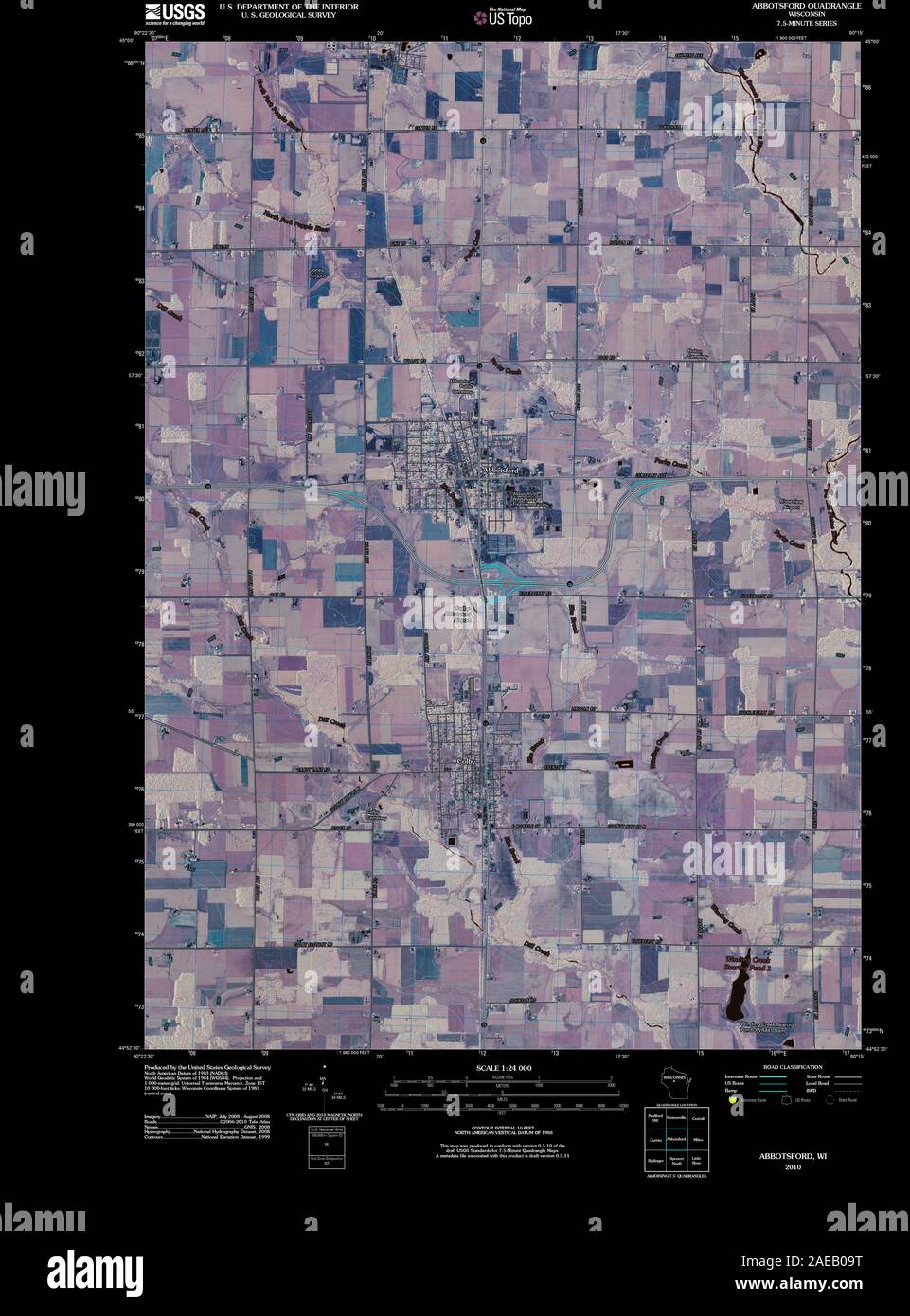 Map of abbotsford hi-res stock photography and images - Alamy