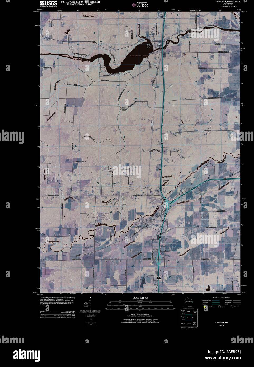 Map of abrams hi-res stock photography and images - Alamy