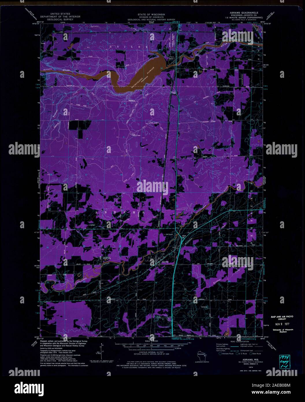 Map of abrams hi-res stock photography and images - Alamy