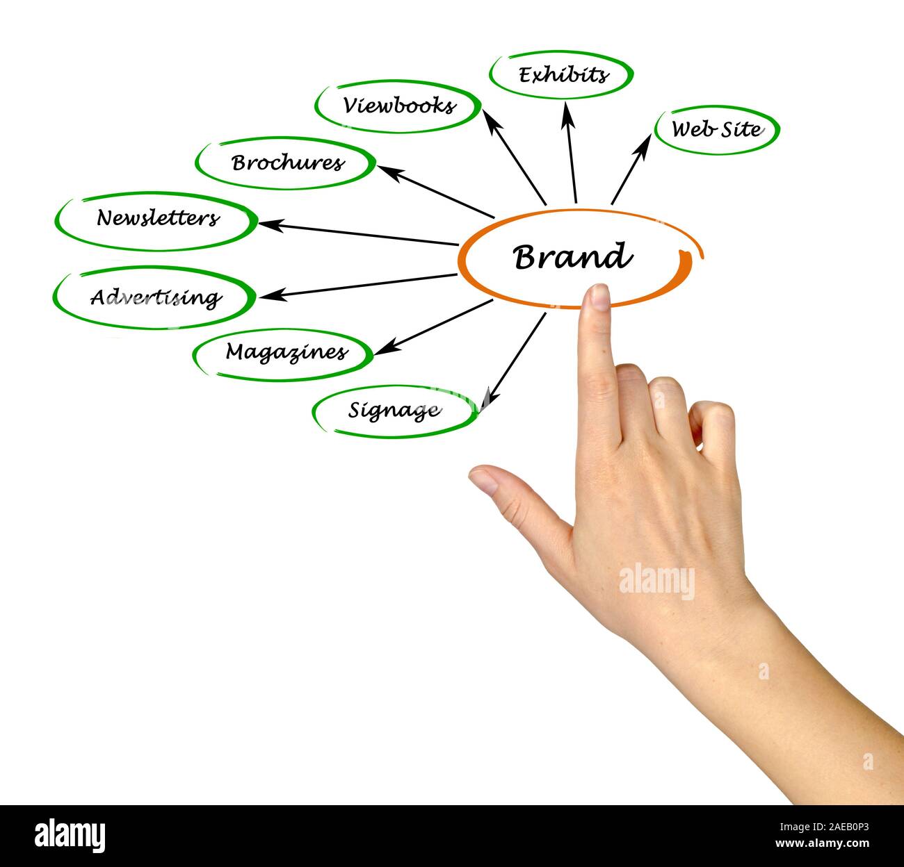 Diagram of brand Stock Photo - Alamy