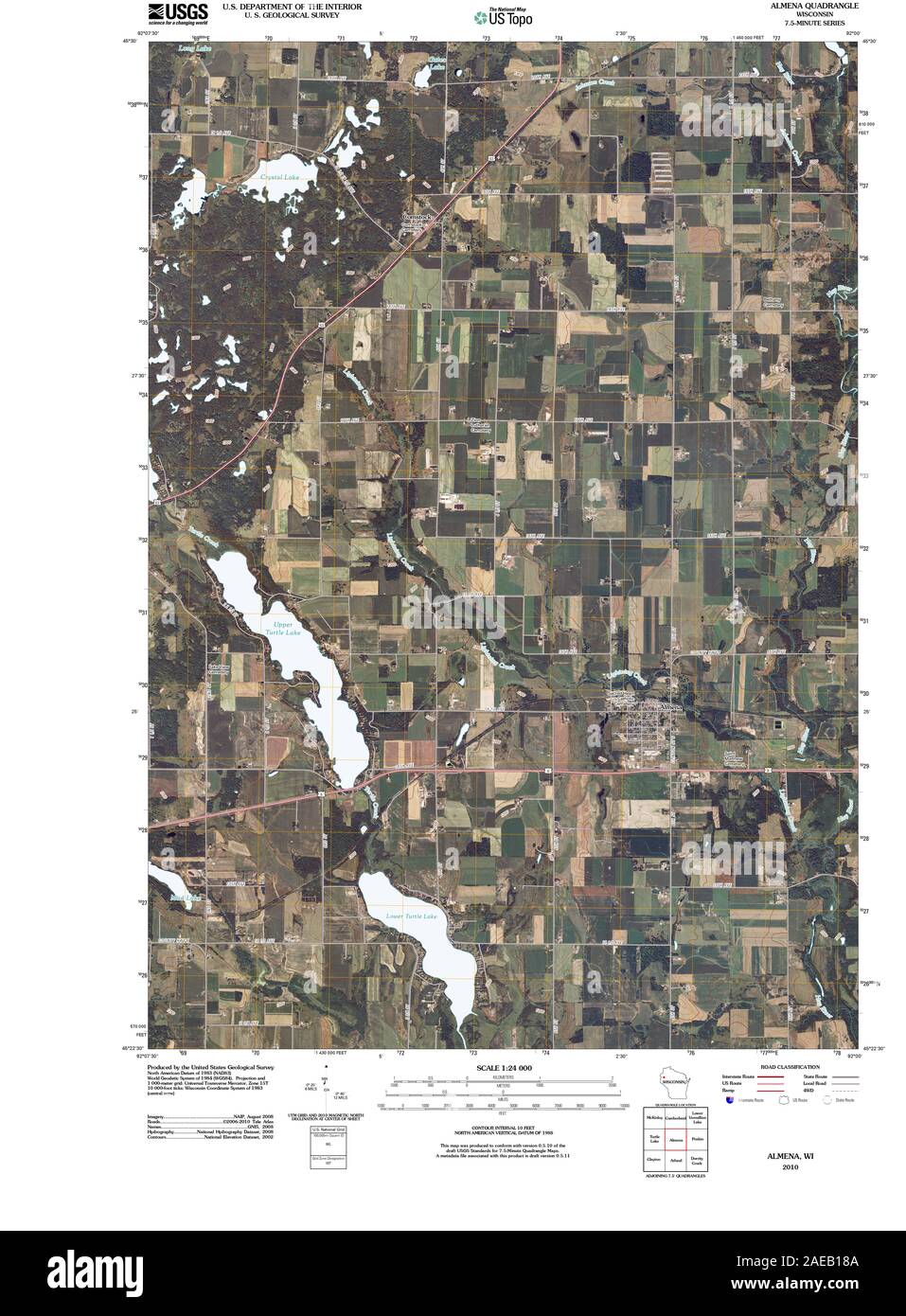 Map of almena hi-res stock photography and images - Alamy