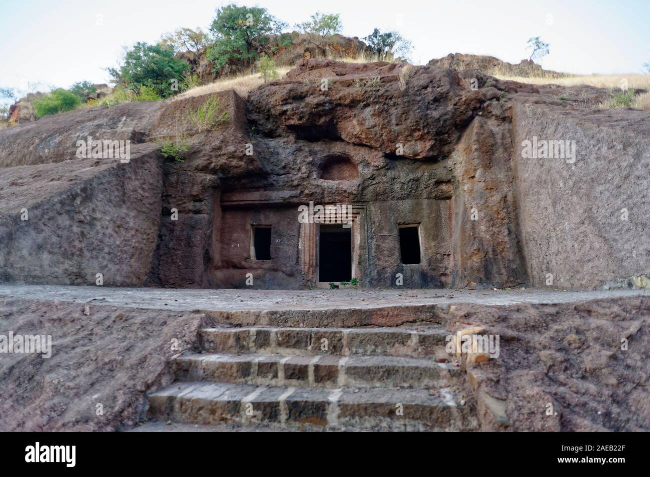Ancient Dharashiv Caves Stock Photo - Alamy