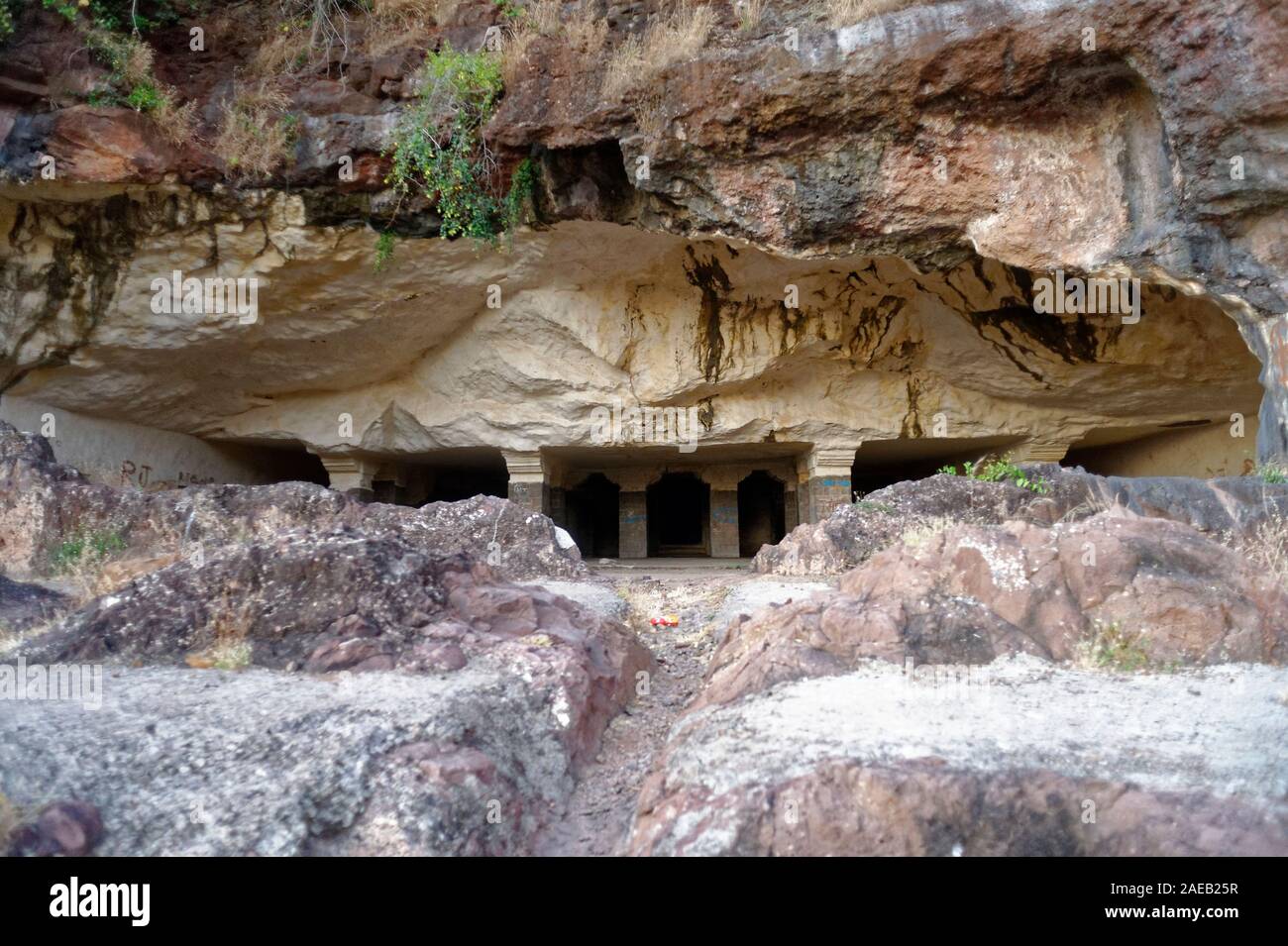Ancient Dharashiv Caves Stock Photo - Alamy