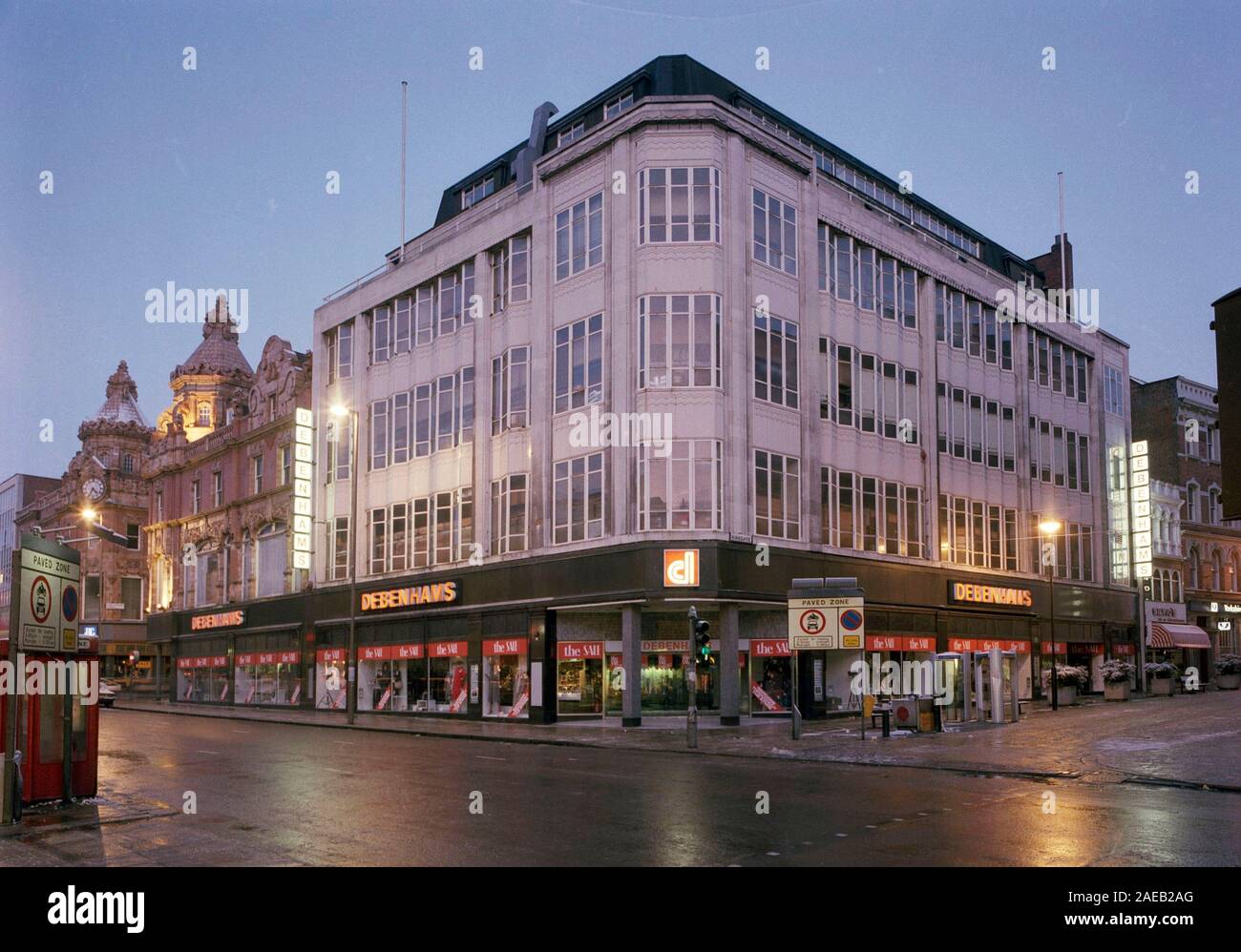 debenhams store, Briggate, Leeds, West Yorkshire, in 1985, Northern ...