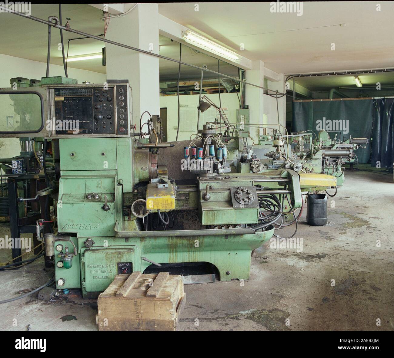 1980's engineering works, Northern England, UK Stock Photo - Alamy