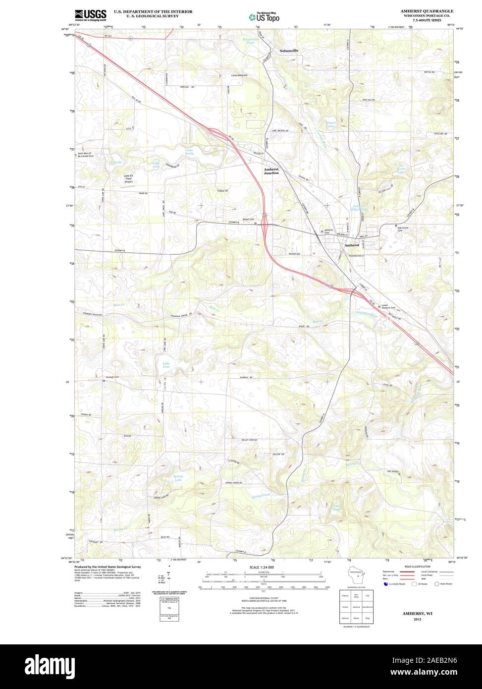 Map Of Amherst Cut Out Stock Images & Pictures - Alamy