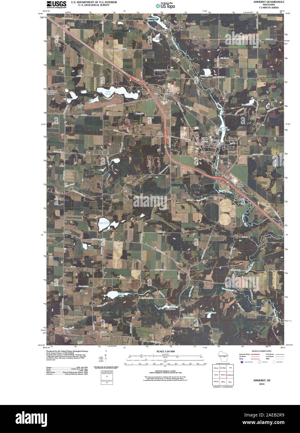 Amherst map Cut Out Stock Images & Pictures - Alamy