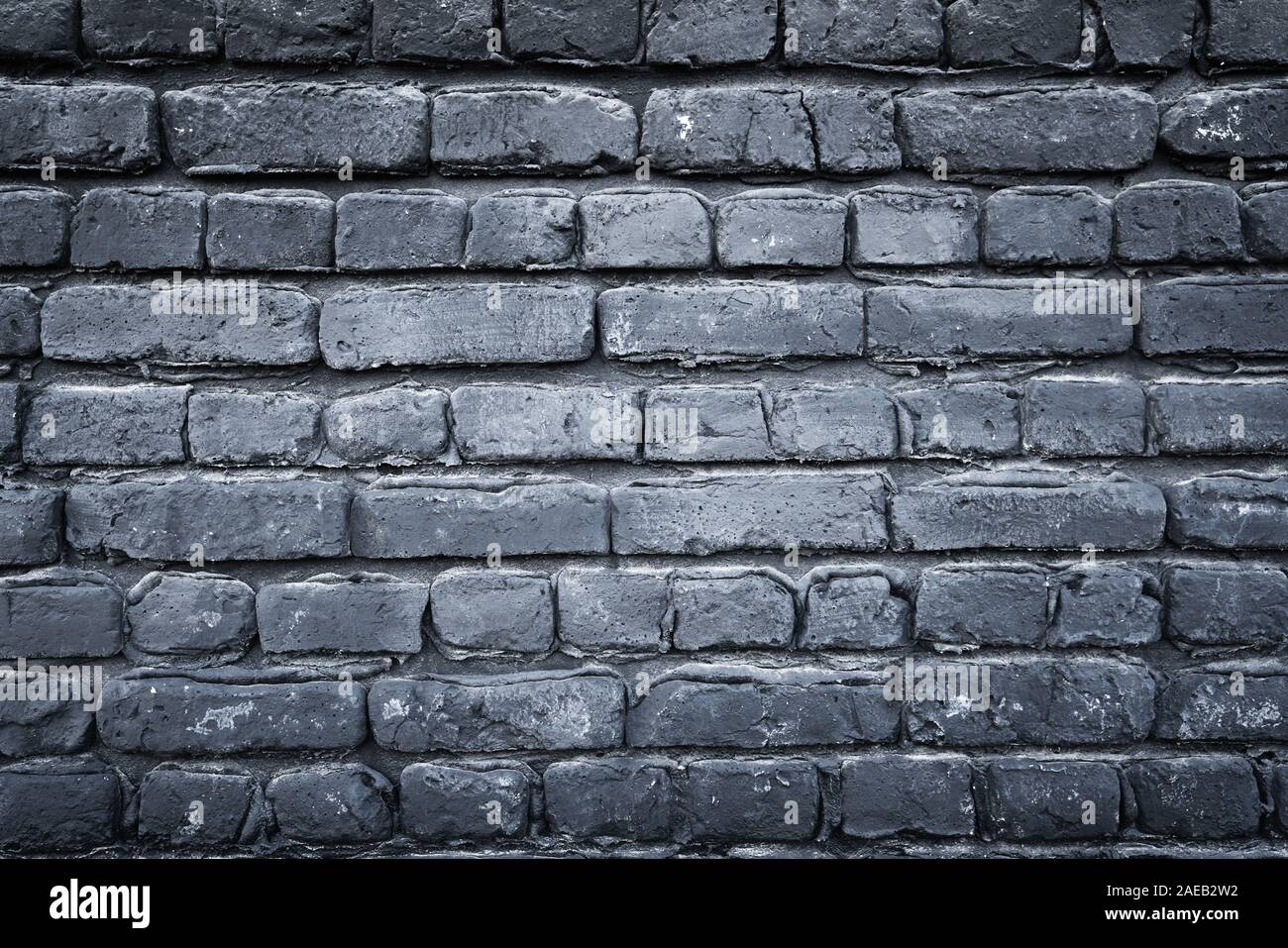 light and dark gray bricks on the wall decoration for background Stock ...