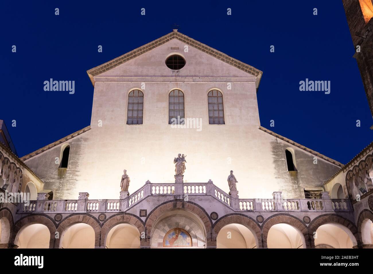 Salerno, Campania, Italy: exterior of the historic cathedral (Duomo) by ...