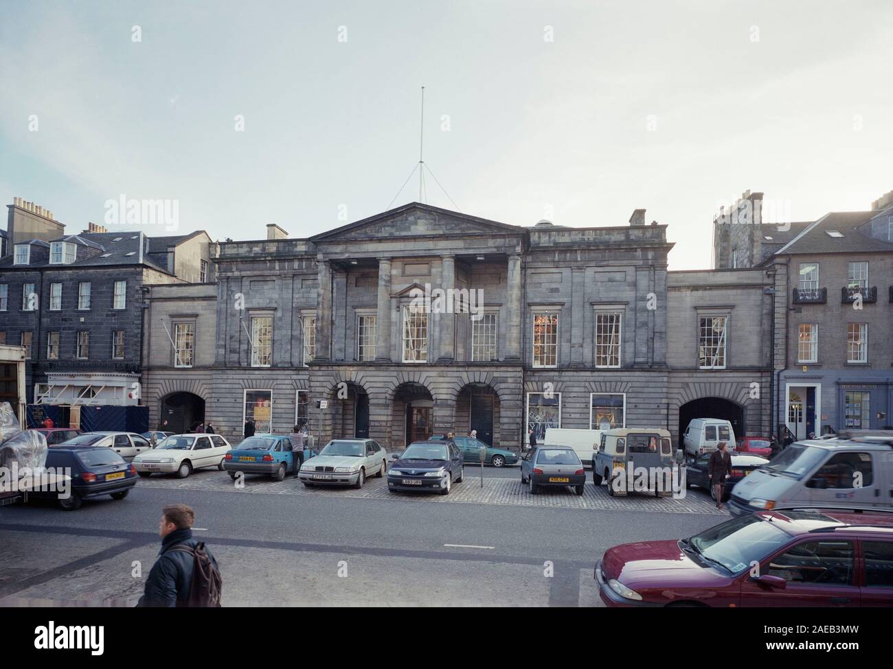 Street scene of George Street Edinburgh new town, showing the Assembly ...