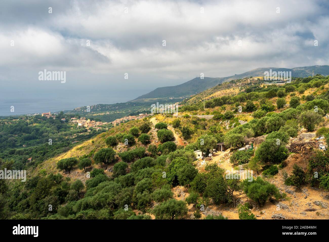 Camerota, Salerno, Campania, Italy: the coast at summer Stock Photo - Alamy