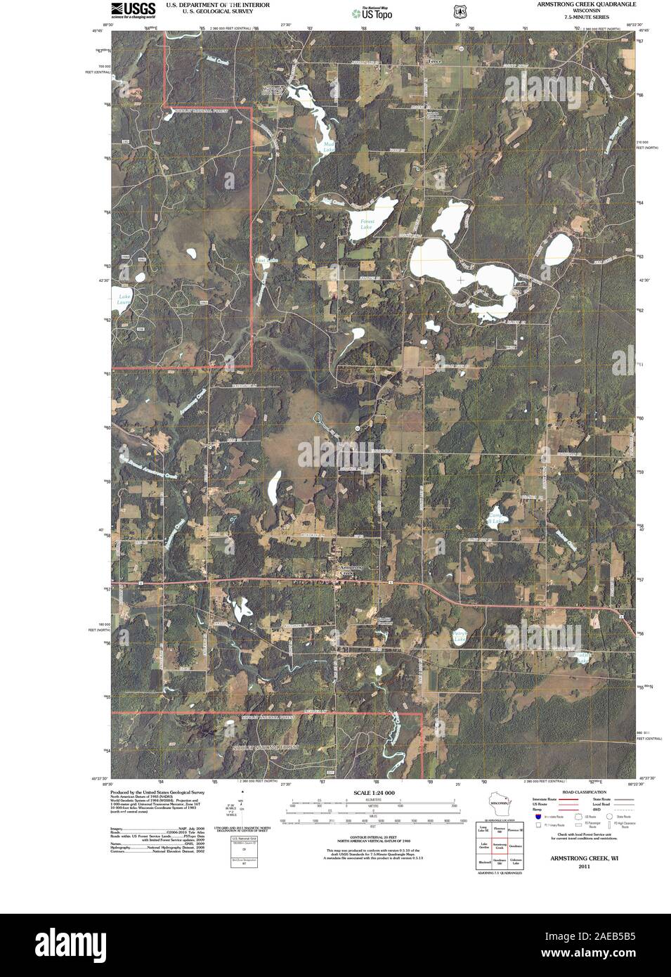 Map of armstrong Cut Out Stock Images & Pictures - Alamy