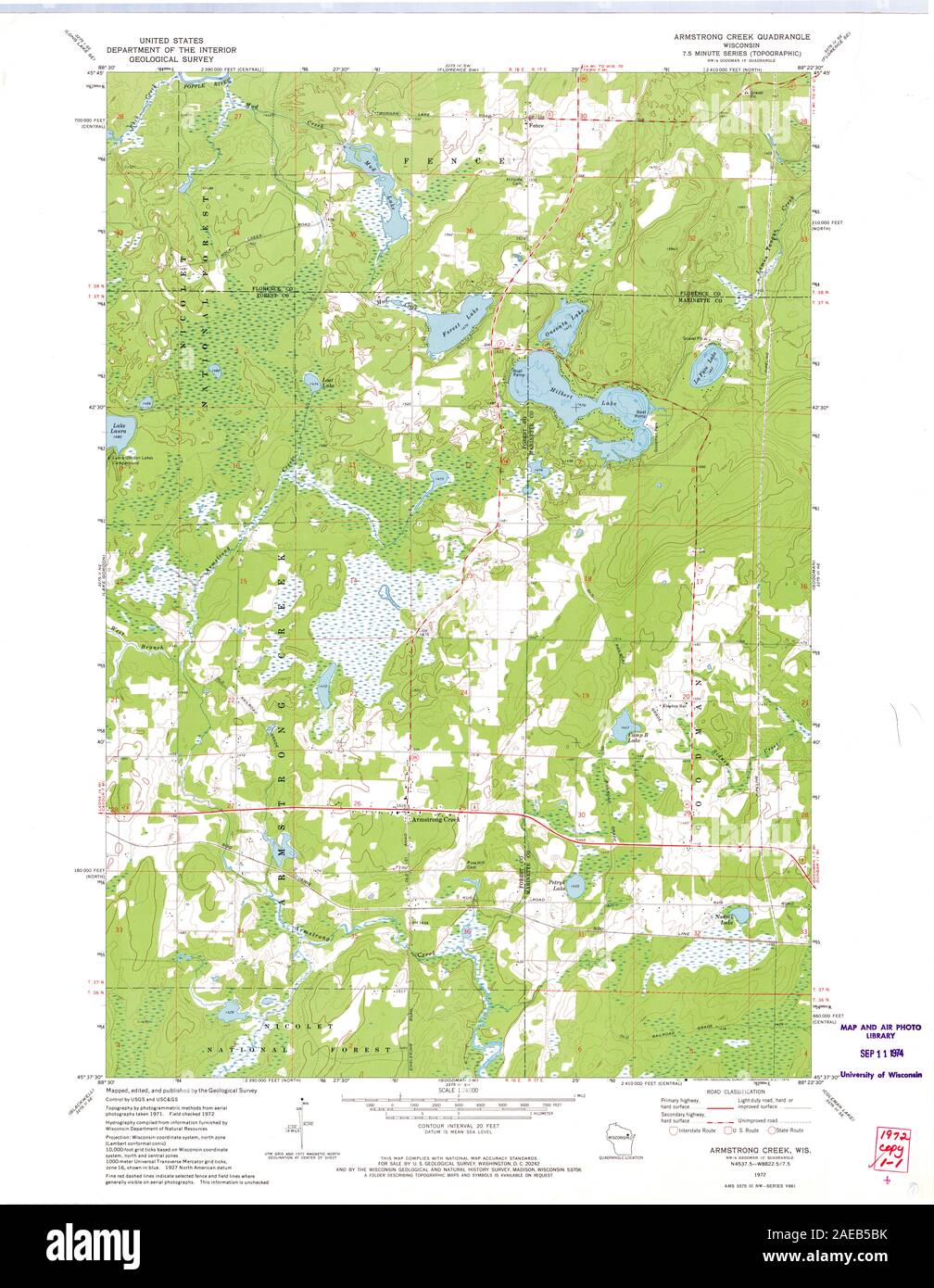 Map of armstrong Cut Out Stock Images & Pictures - Alamy