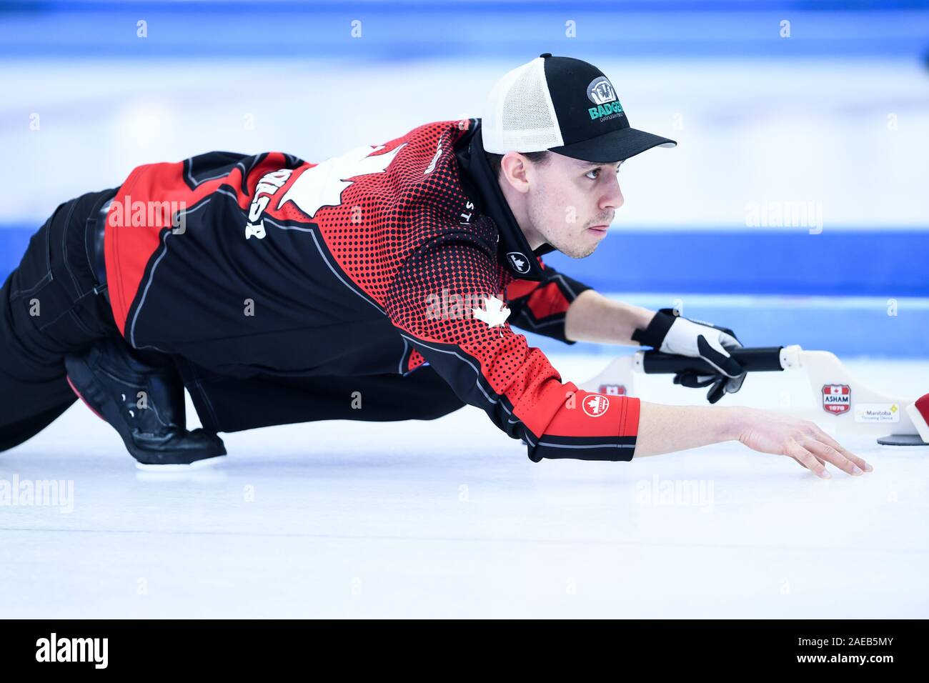 Xining, China. 8th Dec, 2019. Kyle Doering of Canada competes during ...