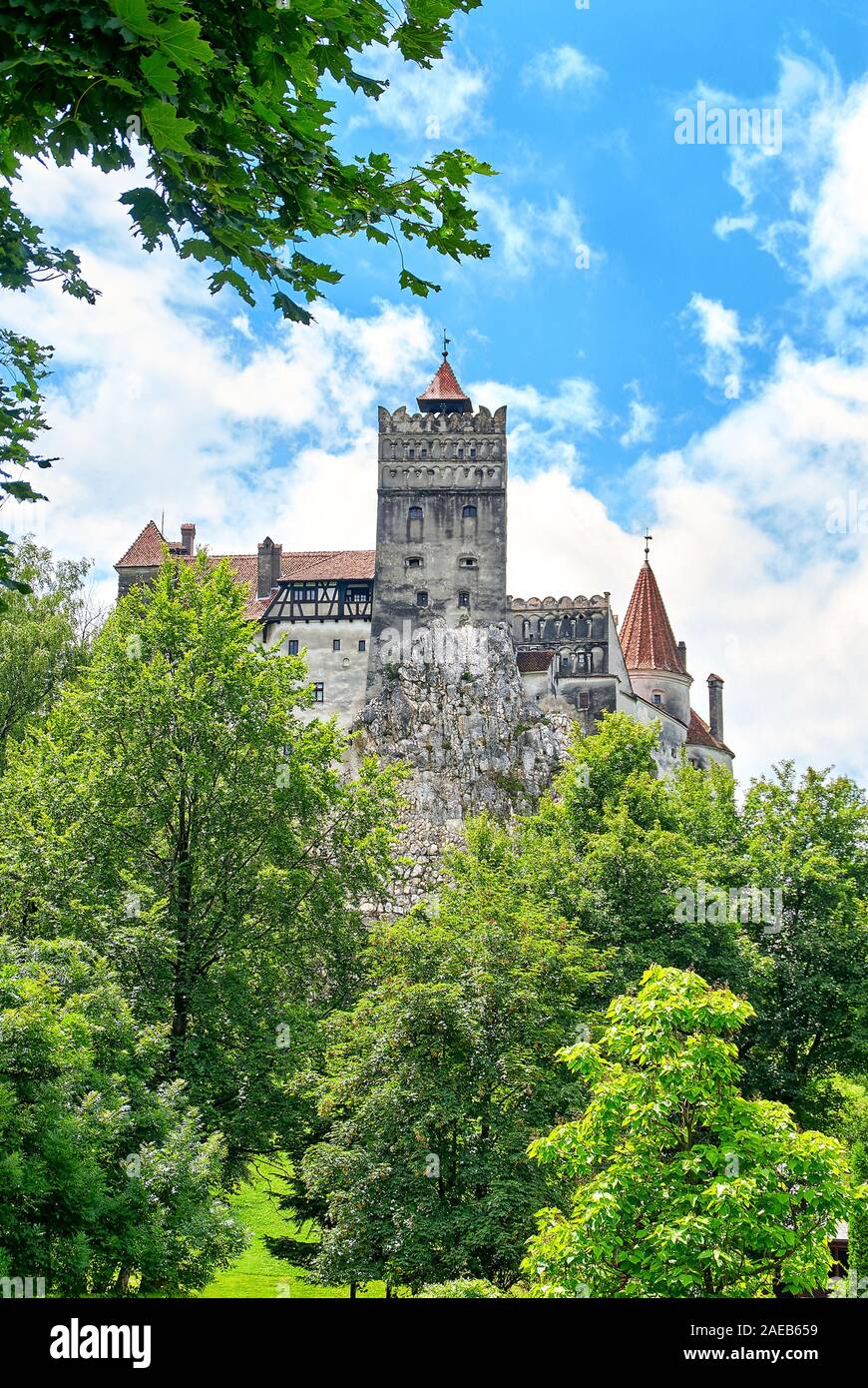 Bran, Transylvania region, Romania famous medieval castle Bran in the ...
