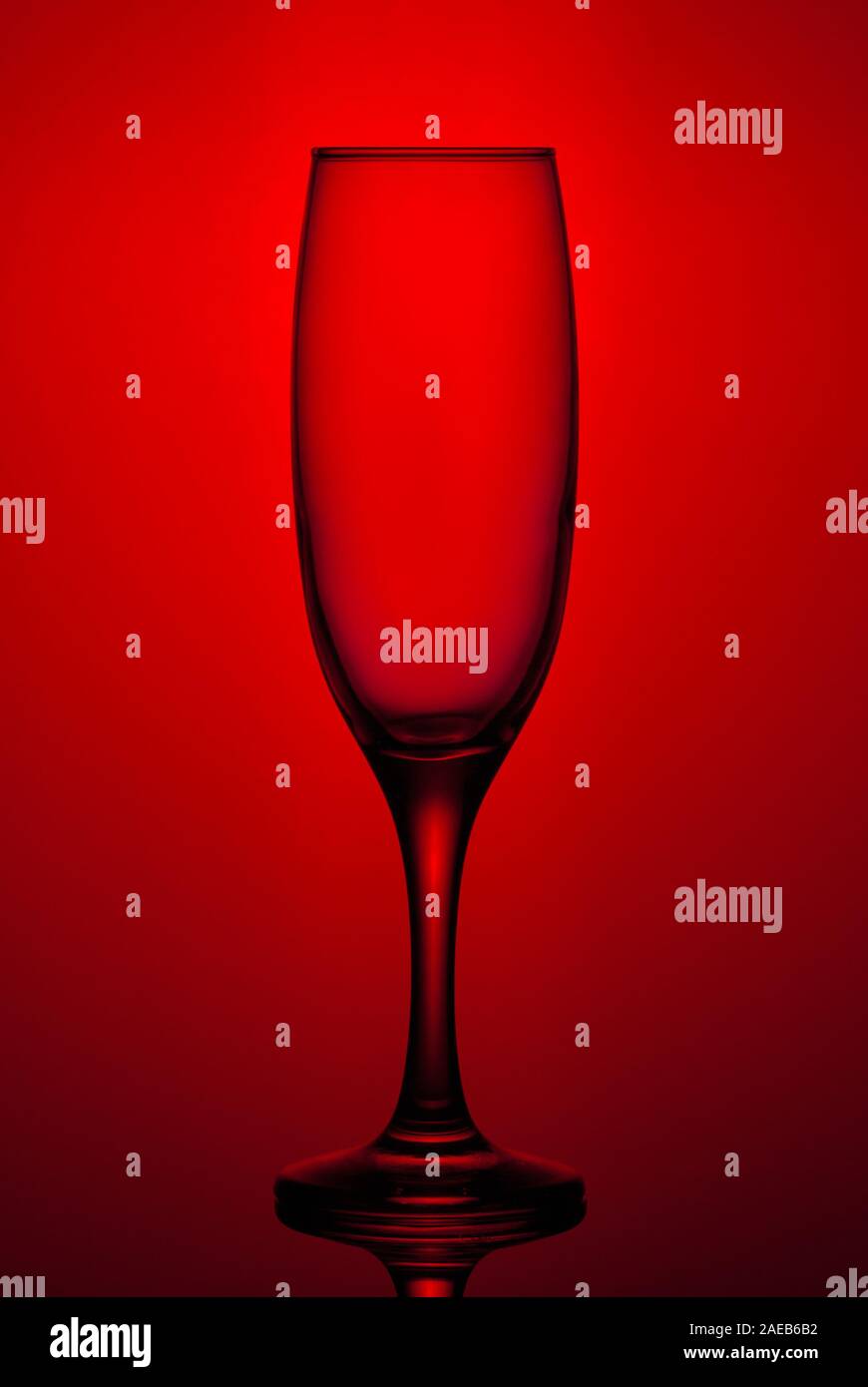 Glass champagne glass with close-up in dark colors Stock Photo - Alamy