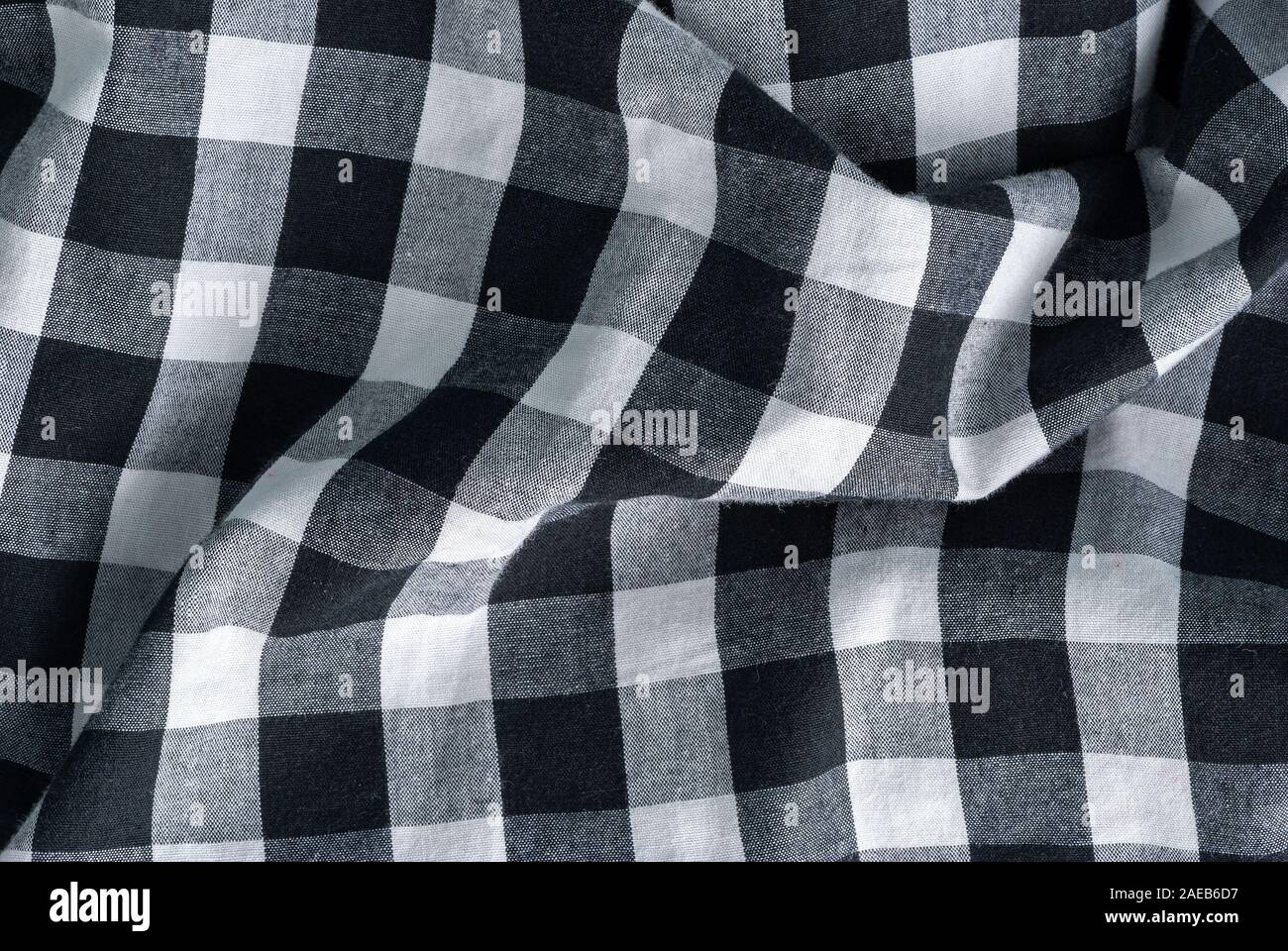Black and white check checkered shirt hi-res stock photography and ...