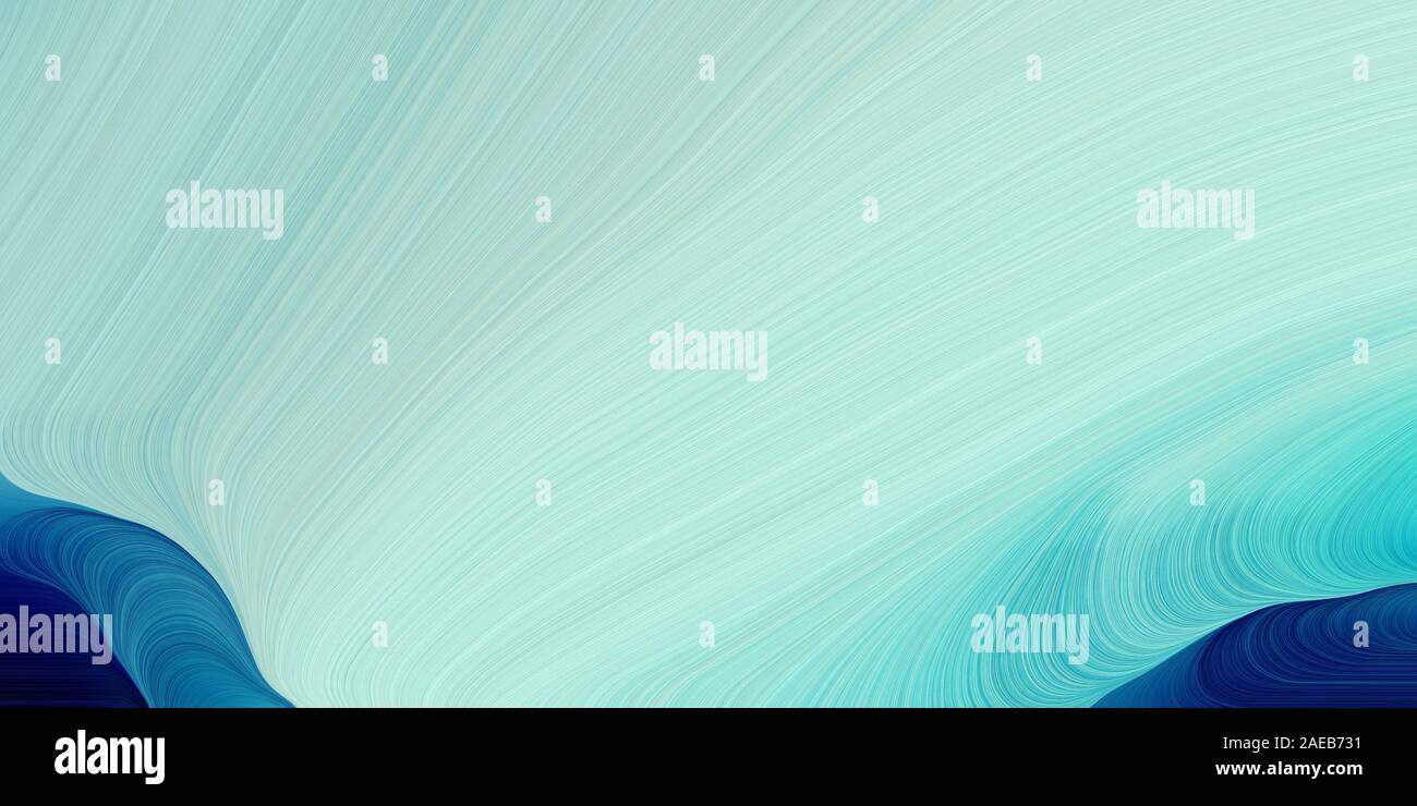 abstract waves design with powder blue, midnight blue and light sea ...