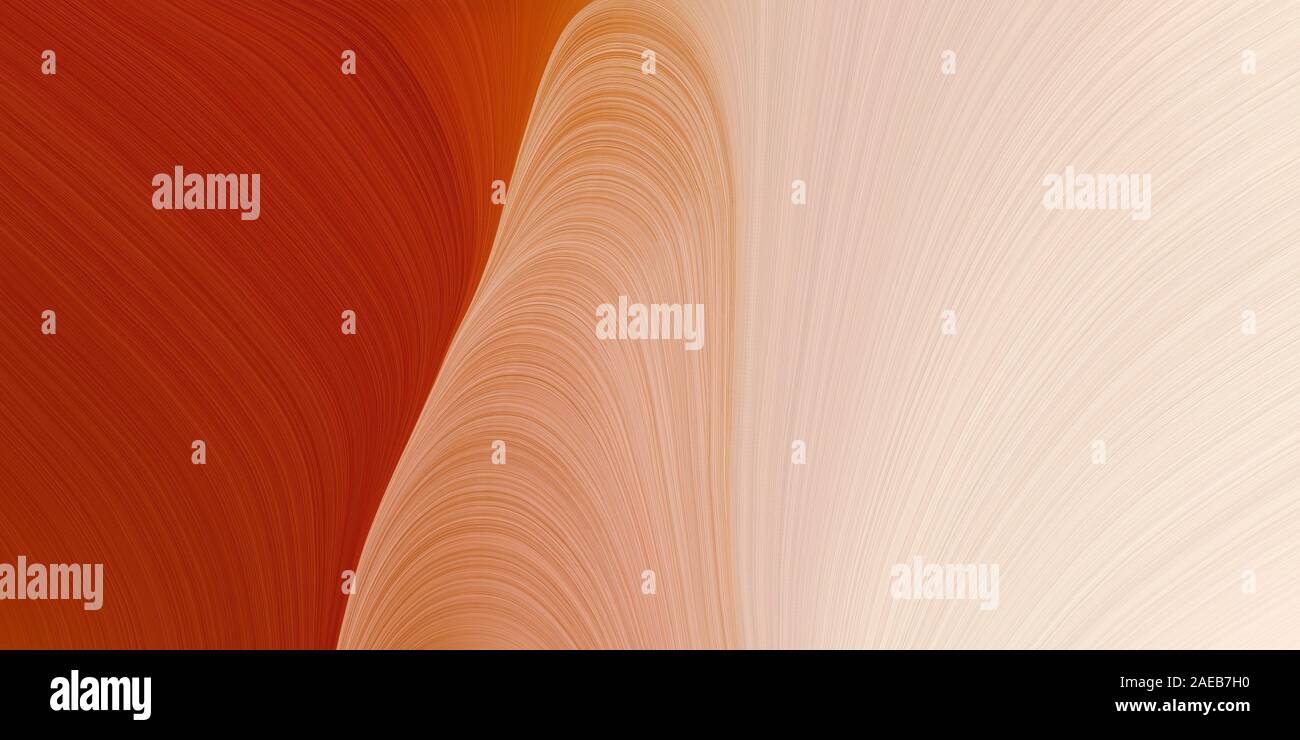 modern waves background design with firebrick, baby pink and peru color ...