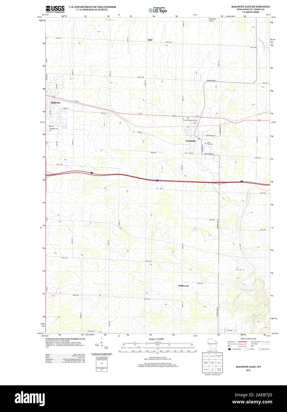 Baldwin map Cut Out Stock Images & Pictures - Alamy