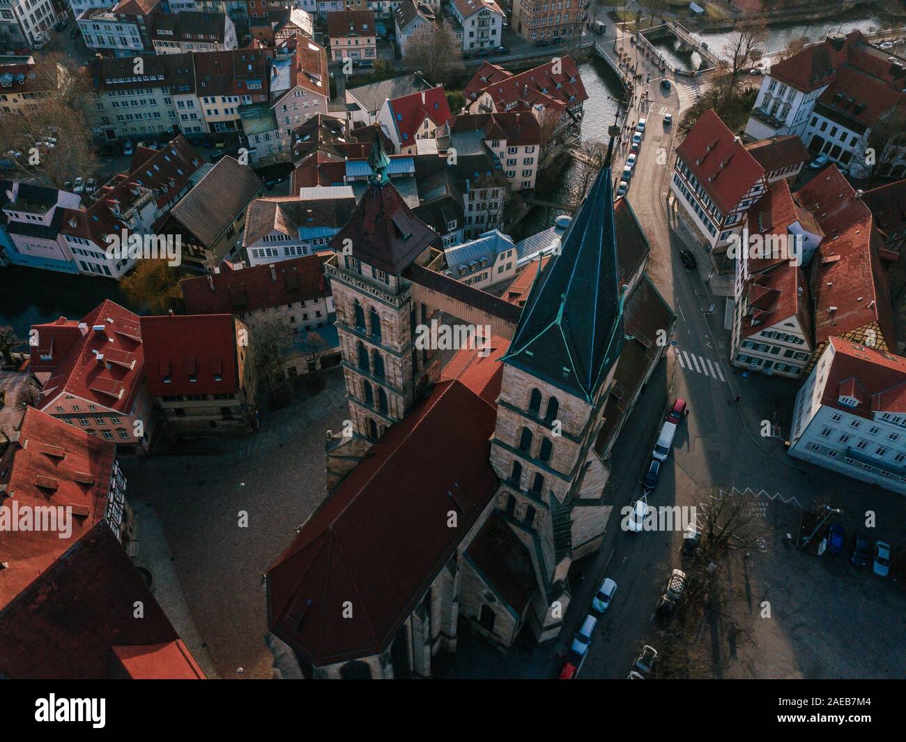 Medieval Churches in Esslingen am Neckar, Germany Stock Photo - Alamy