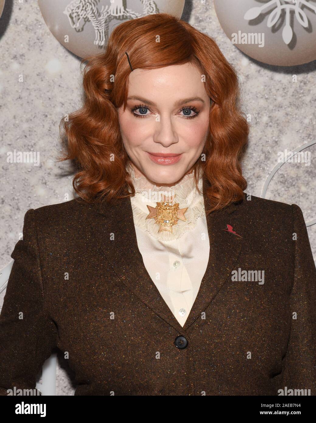December 7, 2019, West Hollywood, California, USA: Christina Hendricks ...