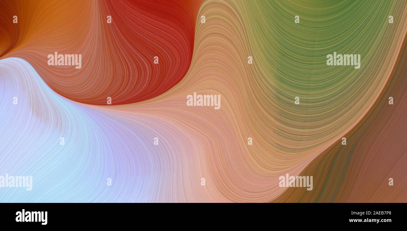 modern waves background illustration with pastel brown, light steel ...