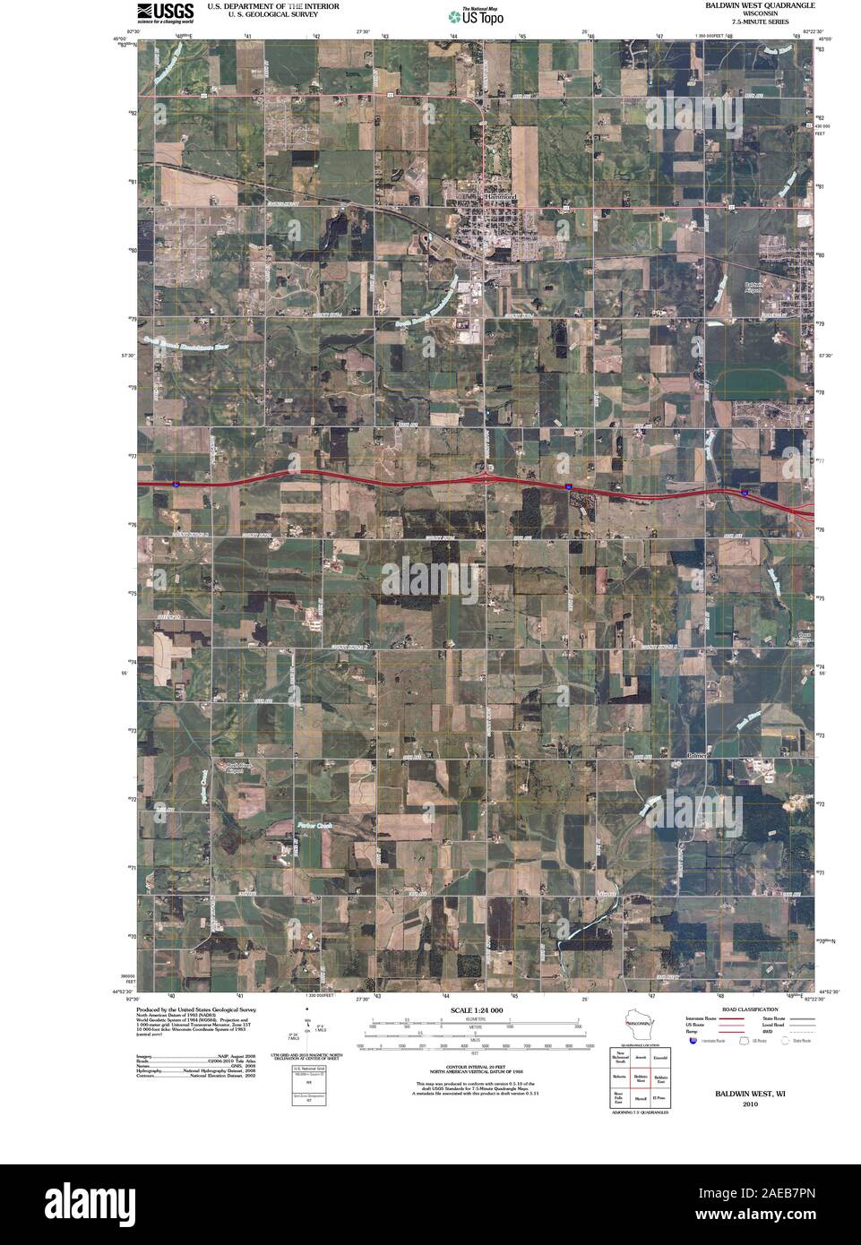 Baldwin map Cut Out Stock Images & Pictures - Alamy